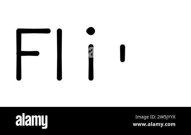 Flint Handwritten Text Animation in Various Sans-Serif Fonts and ...