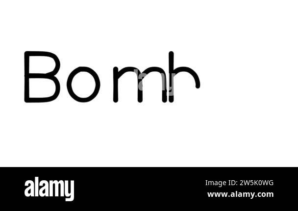 Bombay Handwritten Text Animation in Various Sans-Serif Fonts and ...