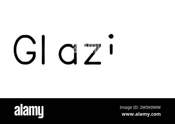 Glazier Handwritten Text Animation in Various Sans-Serif Fonts and ...