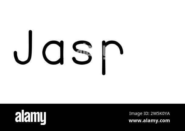 Jasper Handwritten Text Animation in Various Sans-Serif Fonts and ...