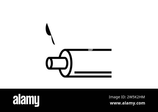 Roll material icon outline Stock Videos & Footage - HD and 4K Video ...