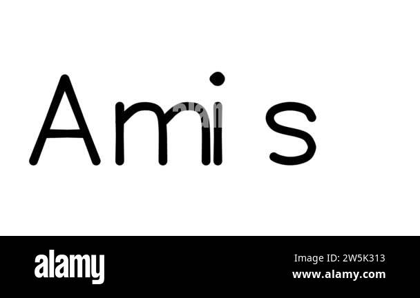 Amish Handwritten Text Animation in Various Sans-Serif Fonts and ...