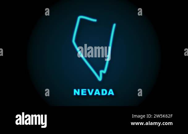 Nevada state map outline animation Stock Videos & Footage - HD and 4K ...