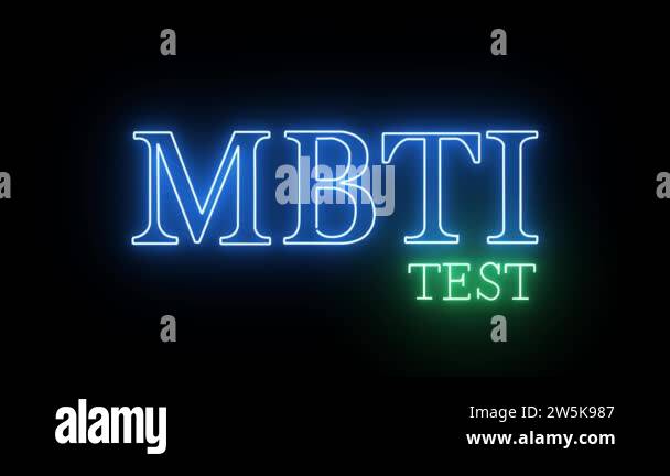 MBTI test. Myers Briggs Type Indicator. Psychological testing system ...