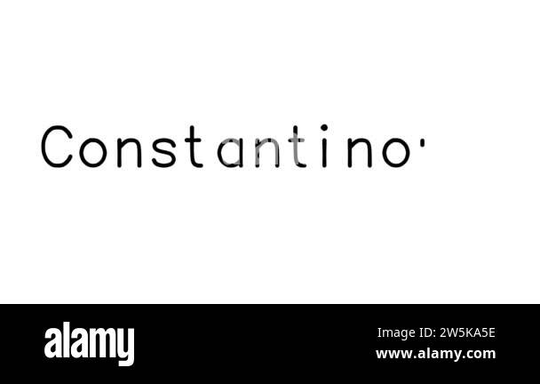 Constantinople Handwritten Text Animation in Various Sans-Serif Fonts ...