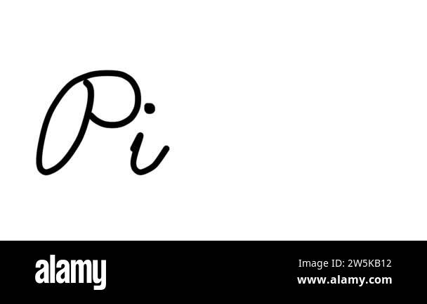 Pilot Decorative Handwriting Animation in Six Cursive and Gothic Fonts ...