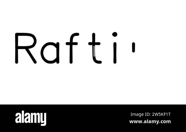 Rafting Handwritten Text Animation in Various Sans-Serif Fonts and ...