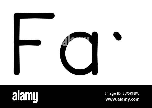 Fax Handwritten Text Animation in Various Sans-Serif Fonts and Weights ...