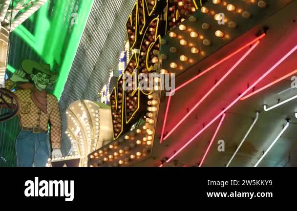 Iconic neon cowboy sign Stock Videos & Footage - HD and 4K Video Clips ...