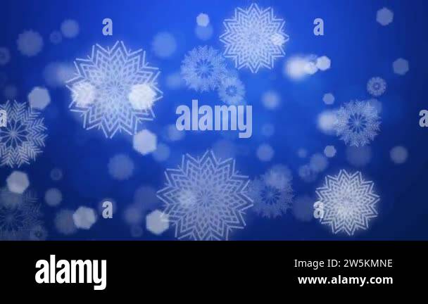 Beautiful snowflake loop animation background Stock Videos & Footage ...