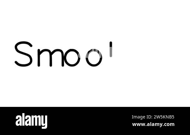 Smoothie Handwritten Text Animation in Various Sans-Serif Fonts and ...