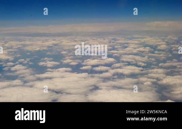 Airplane flight. View from the window of the plane. Airplane, Aircraft ...