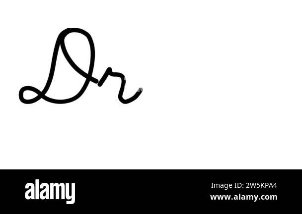 Drug Decorative Handwriting Animation in Six Cursive and Gothic Fonts ...