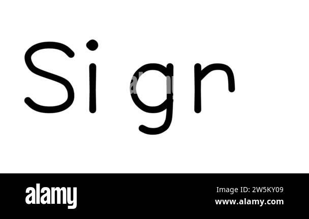 Handwritten signage sign signs Stock Videos & Footage - HD and 4K Video ...
