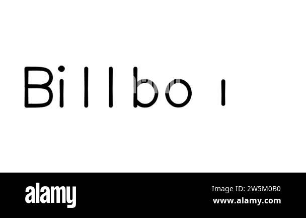 Billboard Handwritten Text Animation in Various Sans-Serif Fonts and ...