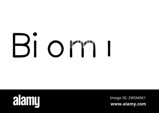 Biomass Handwritten Text Animation in Various Sans-Serif Fonts and ...