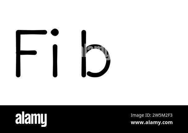 Fiber Handwritten Text Animation in Various Sans-Serif Fonts and ...