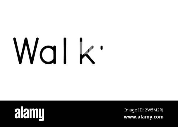 Walkman Handwritten Text Animation in Various Sans-Serif Fonts and ...