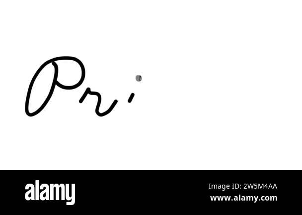 Priest Decorative Handwriting Animation in Six Cursive and Gothic Fonts ...