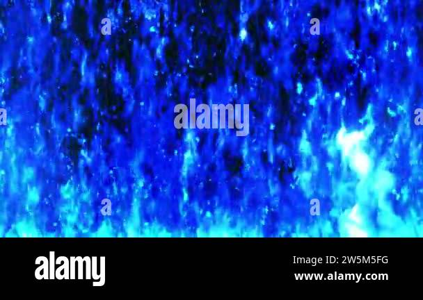 Comic cartoon pattern of burning fire flames on black background ...