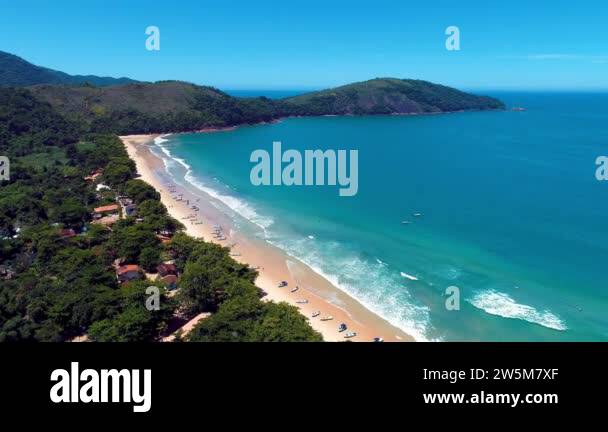 Beach life scene. Coastal view of seascape. Seaside view. Bay scene ...