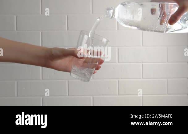 Drinking water pour glass Stock Videos & Footage - HD and 4K Video Clips - Alamy