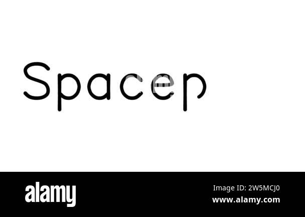 Spaceport Handwritten Text Animation in Various Sans-Serif Fonts and ...