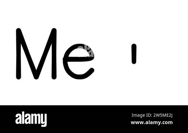 Mean Handwritten Text Animation in Various Sans-Serif Fonts and Weights ...