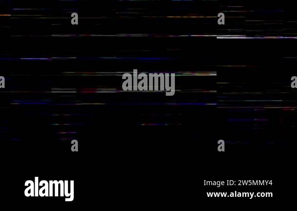 Glitch noise static television VFX. Visual video effects stripes ...