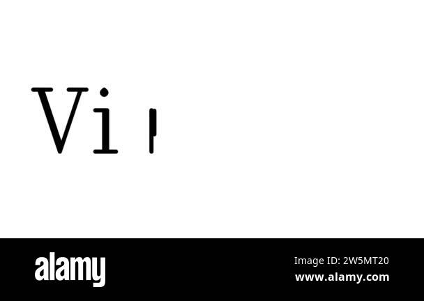 Virtual Animated Handwriting Text in Serif Fonts and Weights Stock ...