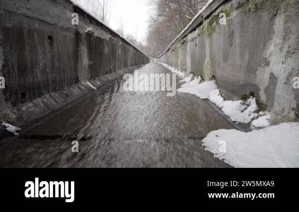 Storm water channel concrete Stock Videos & Footage - HD and 4K Video ...