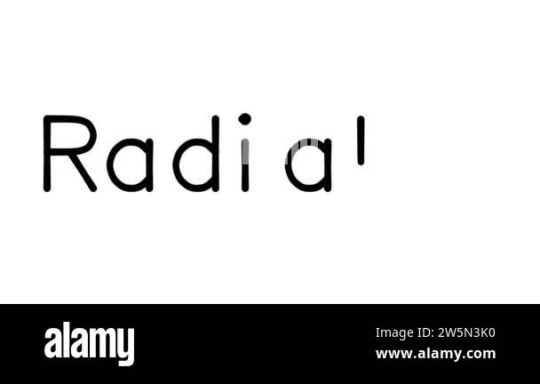 Radiator Handwritten Text Animation in Various Sans-Serif Fonts and ...