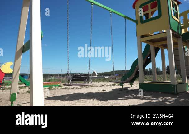 Playground in the countryside Stock Videos & Footage - HD and 4K Video ...