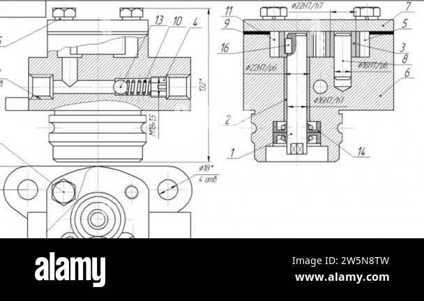 Working drawings. Sketch plans blueprints and architectural ...