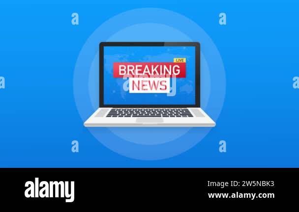 Breaking News Live on World Map Background. News background, breaking ...