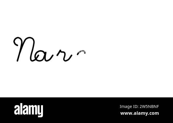 Narcotic Decorative Handwriting Animation in Six Cursive and Gothic ...