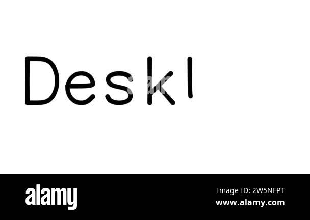 Desktop Handwritten Text Animation in Various Sans-Serif Fonts and ...