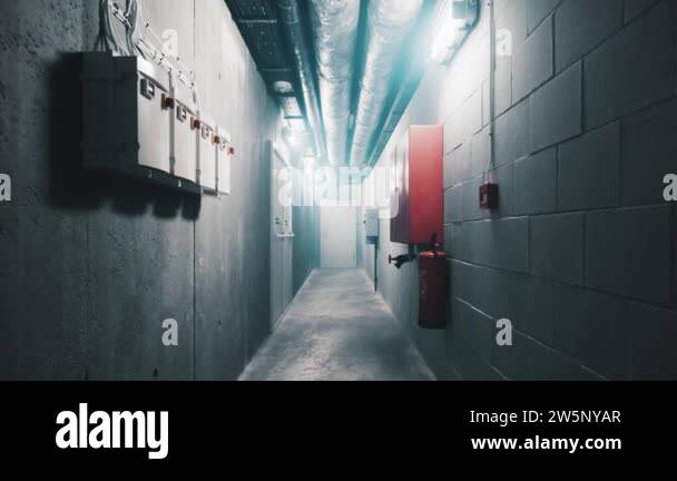 Walkway inside industrial building Stock Videos & Footage - HD and 4K ...