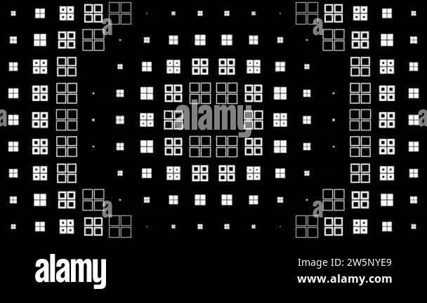 Wave windows. Animation. Achromatic background Stock Video Footage - Alamy