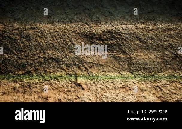 Nature Dry Ground Geology Stratum Texture Background Loop Stock Video ...