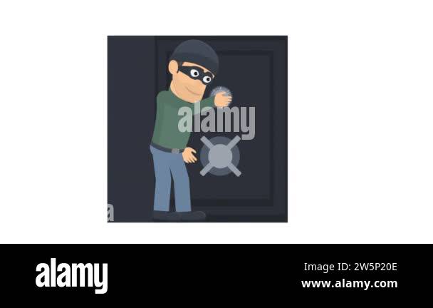 Bank robber cartoon Stock Videos & Footage - HD and 4K Video Clips - Alamy