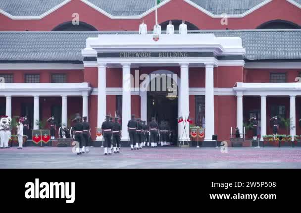 Indian military Academy IMA passing out parade 2021 Stock Video Footage ...