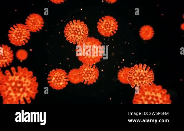 CGI imagery of the COVID-19 coronavirus also known as 2019-nCov and ...