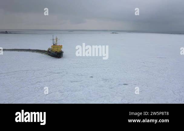 The drone has morphed sideways into an epic icebreaker, a cinematic ...