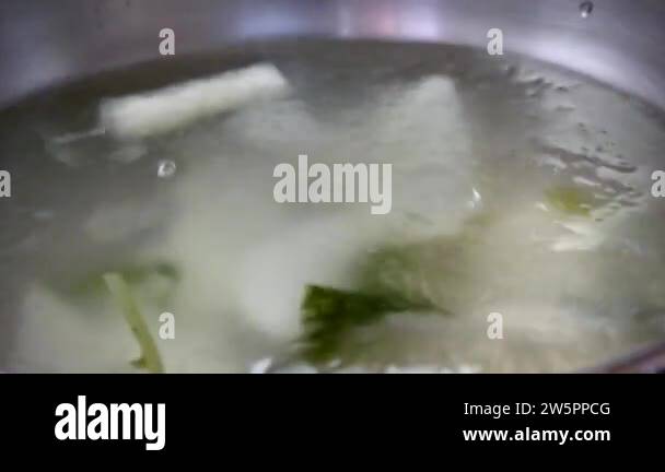 Dongchimi(watery Kimchi), which is collaborate with Makguksu(noodles ...