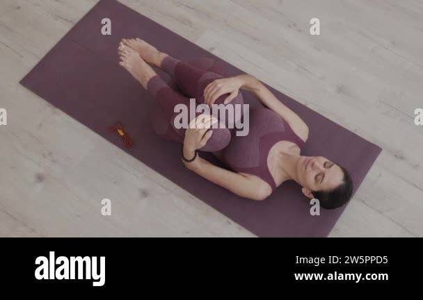 Woman lying on back legs up Stock Videos & Footage - HD and 4K Video ...