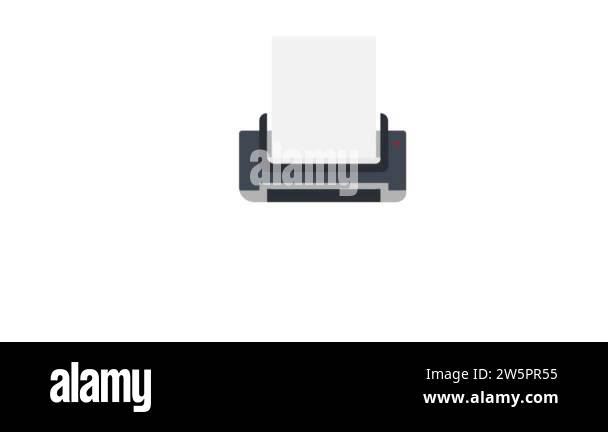 Printer cartoon Stock Videos & Footage - HD and 4K Video Clips - Alamy