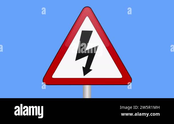 The international hazard or warning signs are recognizable symbols ...