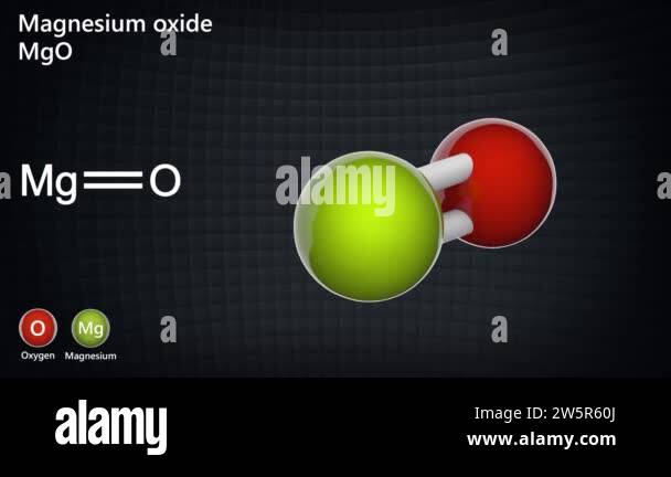 Magnesium oxide (formula: MgO). An inorganic compound that occurs in ...