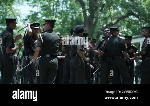 Indian military Academy IMA passing out parade 2021 Stock Video Footage ...